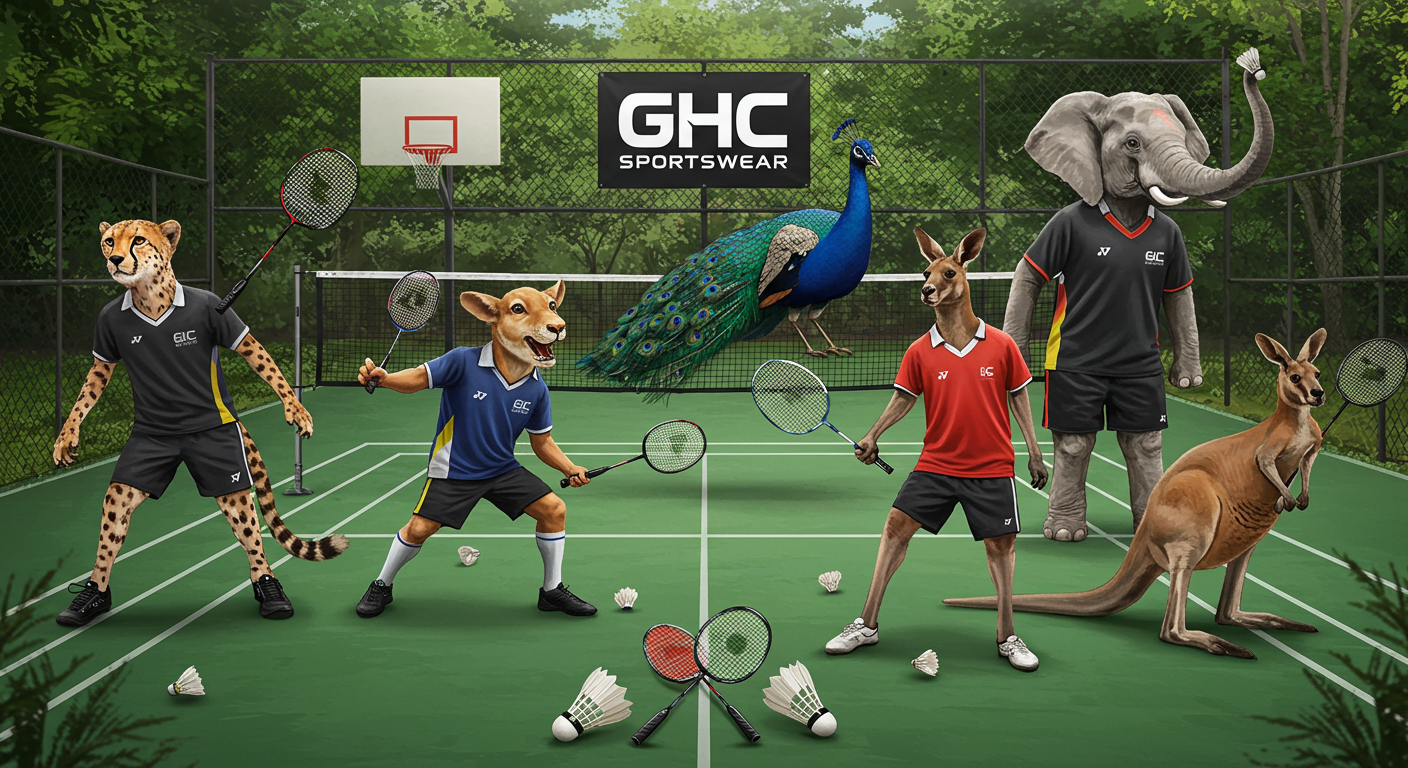 Animal Badminton Uniforms: If Animals Played Badminton - K-SPORTWEAR